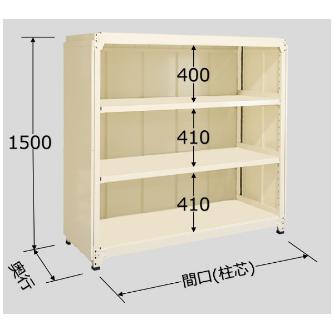 扶桑金属工業（株）-中量ラック デラックスパネルモデル PWL1515L04T-teraido(テライド)
