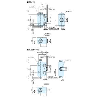 （株）ナベヤ-マルチオートクランプ ダブルサイドタイプ MT123-teraido(テライド)
