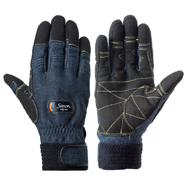 （株）シモン-耐切創手袋 インディゴブルー KG－170 3L IB-teraido(テライド)