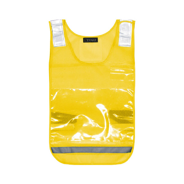 トーグ安全工業-ポケット付前後型チョッキ イエロー FSZ－28PY-teraido(テライド)